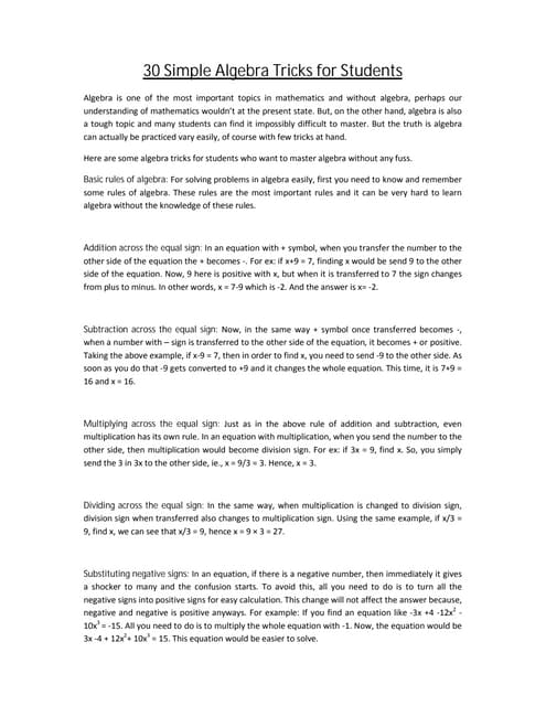 multiplication tables | PDF