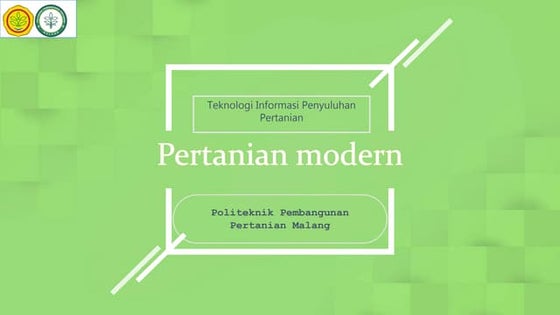 Pertanian berkelanjutan (sustainable agriculture) | PPT