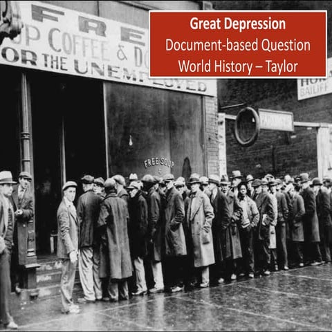DBQ Great Depression | PPTX