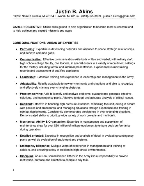 lance resume II | PDF