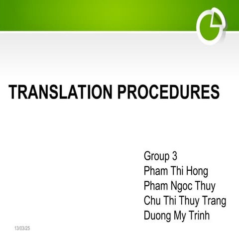 310391998-13E16-Unit-4-Translation-Procedures.ppt