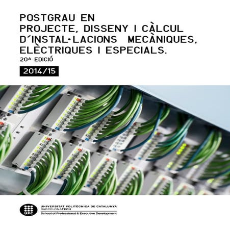 Projecte, Disseny i Càlcul d’Instal·lacions Mecàniques, Elèctriques i Especials | PDF