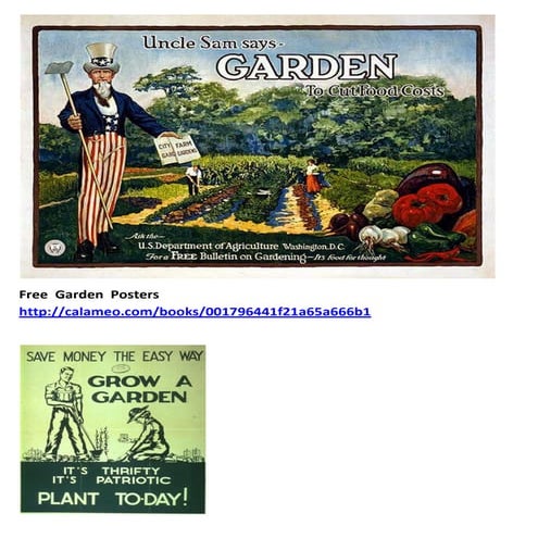 25 gardening posters | PDF