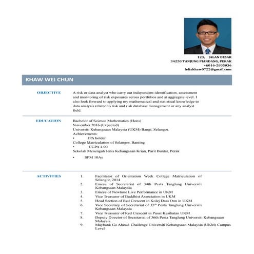 Felix's resume edited | PDF