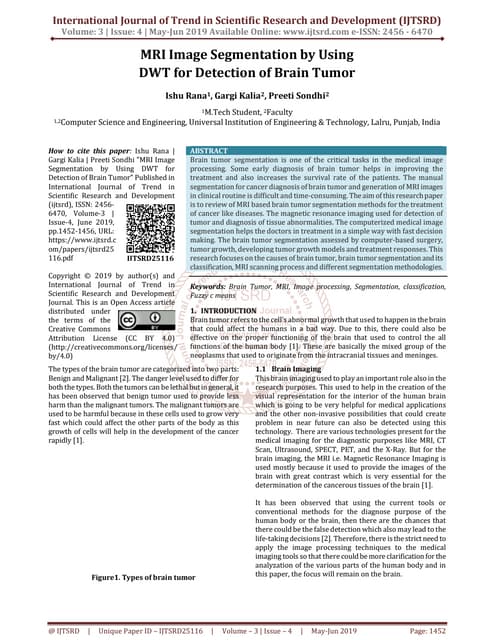 Brain Tumor Classification Using Deep Learning Pptx