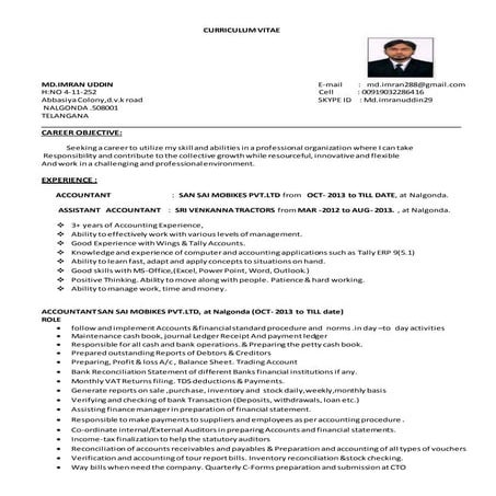 Curriculam Vitae | DOCX