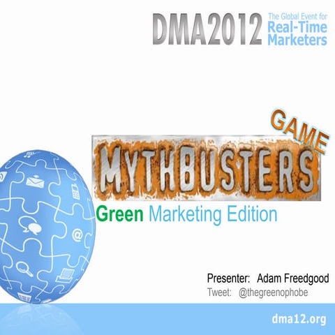 Myth Busters Game: Green Marketing Edition | PPTX