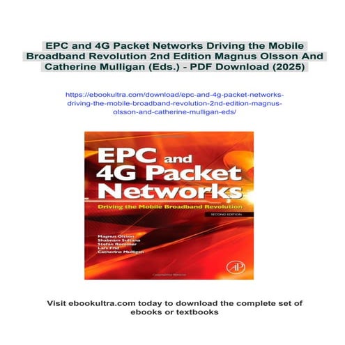 EPC and 4G Packet Networks Driving the Mobile Broadband Revolution 2nd Edition Magnus Olsson And ...