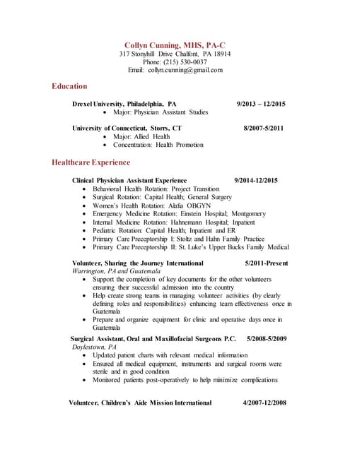 OHamiltonIUPAcurriculum | PDF