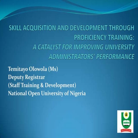 312 - International - Skill Aquisition and Development through ...