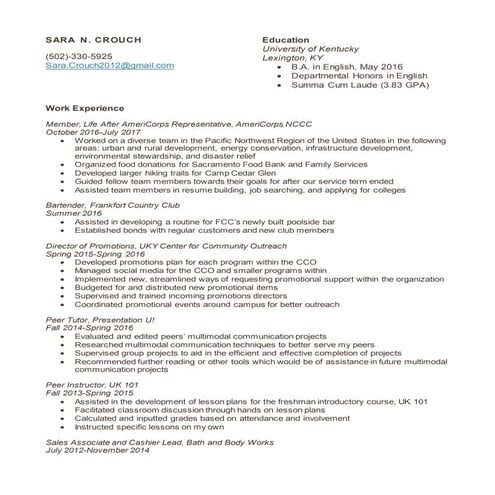 master resume | PDF