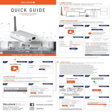 Domotic Controller Tellstick Znet Lite v2 433 Mhz Z-Wave Plus - Telldus ...