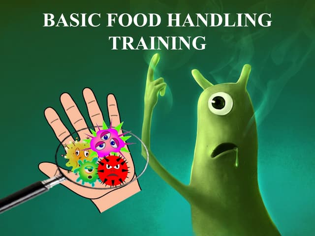 Basic Food Handling Training Power Point Presentation | PPT