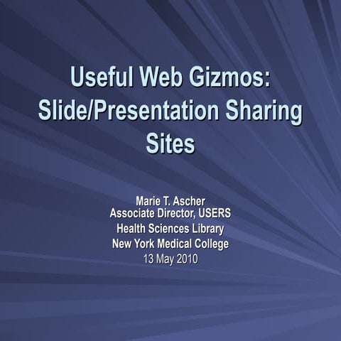 31310923-Slide-and-Presentation-Sharing-Sites.ppt