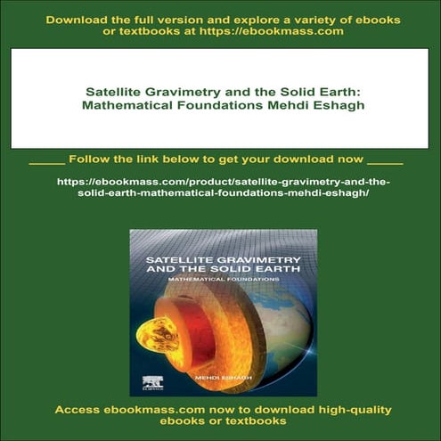 Satellite Gravimetry and the Solid Earth: Mathematical Foundations ...