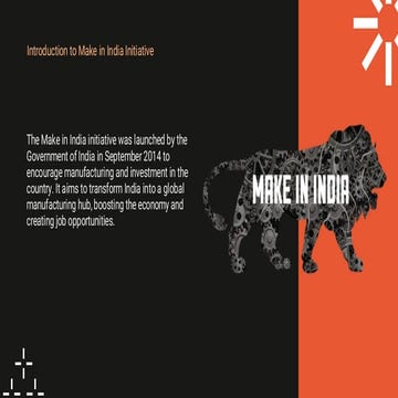 Make in India economics project grade 12 | PDF