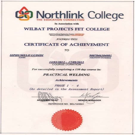 COLLEGE CERTIFICATE | DOCX