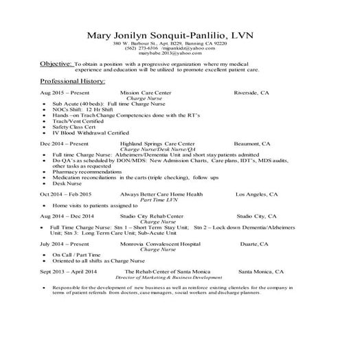 RN Resume Updated | DOCX