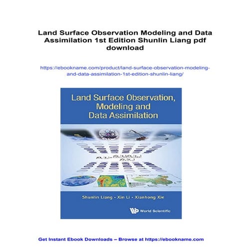 Land Surface Observation Modeling and Data Assimilation 1st Edition ...