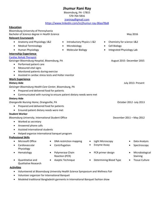Resume improved | PDF