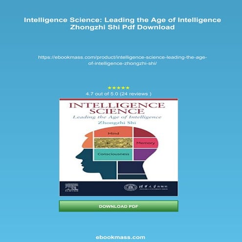 Intelligence Science: Leading the Age of Intelligence Zhongzhi Shi | PDF