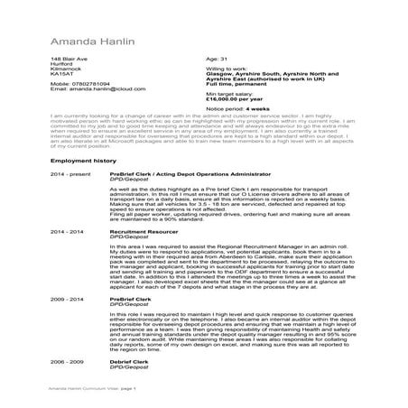 Patrick moreno resume | PDF