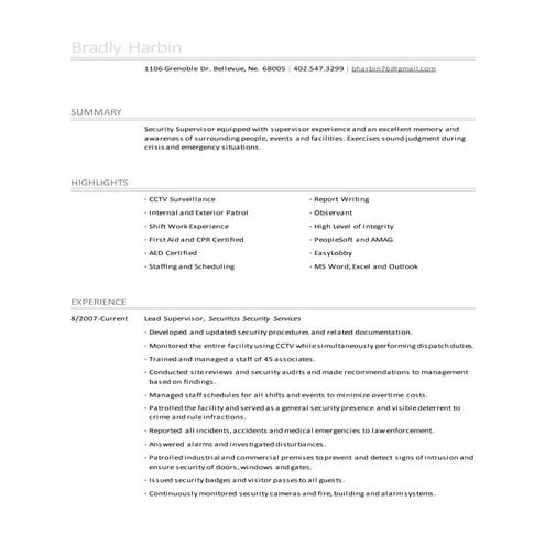 Resume | PDF