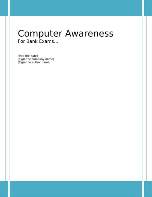 Computers basic mcq questions 3 | PDF