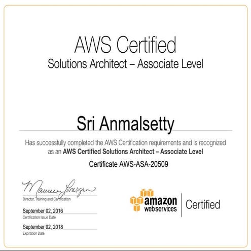 AWS Certified Solutions Architect | PDF
