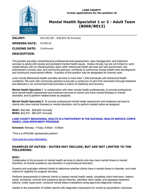 Mental Health Specialist Job Description mental-health-specialist-job-description