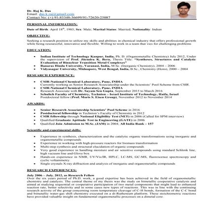 rajkdas_CV | PDF