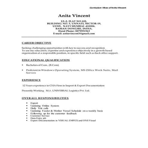 Anita_Resume | DOCX