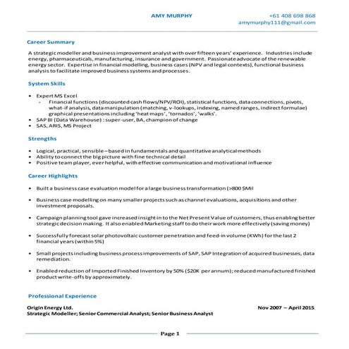 Gail Brown Resume | DOCX