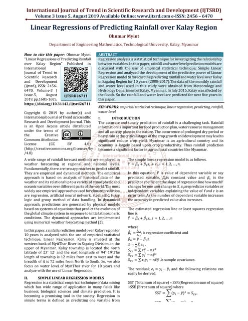 Predictive Precipitation: Advanced Rain Forecasting Techniques | PPT