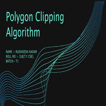 polygon clipping | PPT
