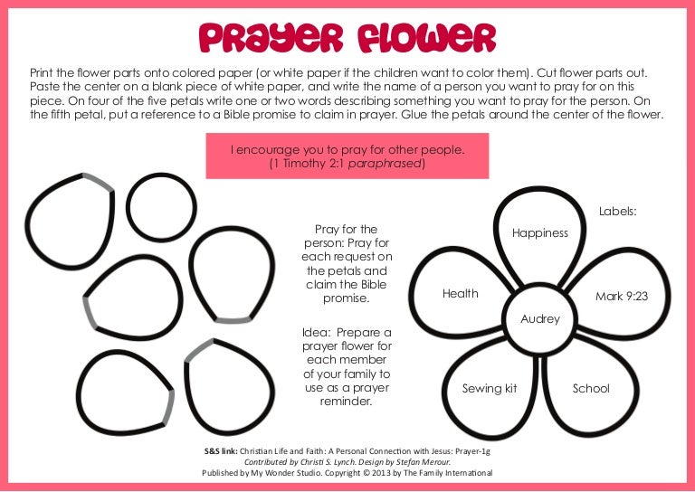 Prayer flower