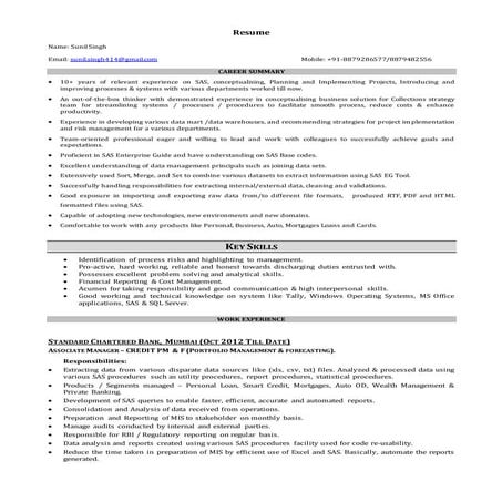 Sunil Singh Resume | PDF
