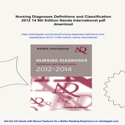 Nursing Diagnoses Definitions and Classification 2012 14 9th Edition ...