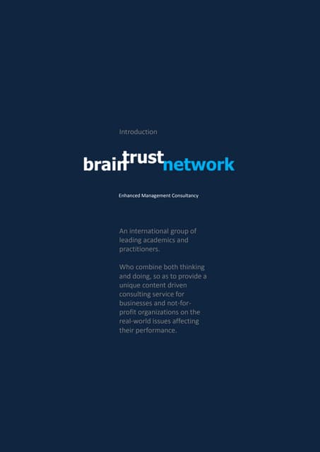 3C Think Tank Factsheet | PDF