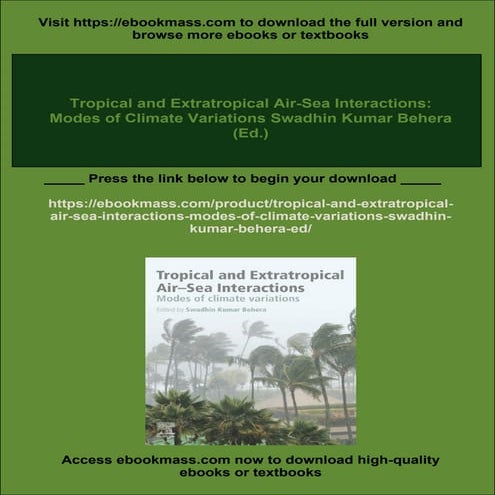 Tropical and Extratropical Air-Sea Interactions: Modes of Climate ...