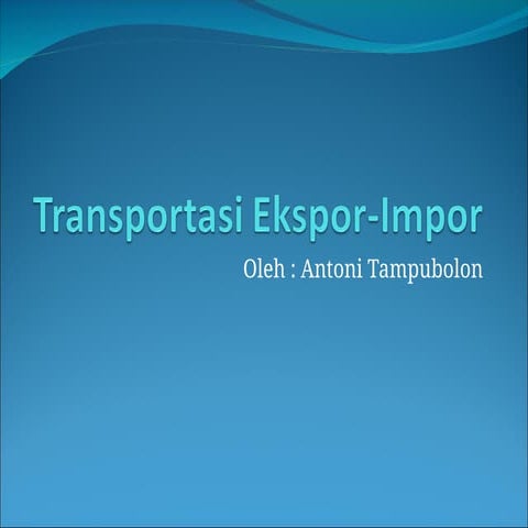 100 istilah dalam ekspor impor yang wajib diketahui | DOCX