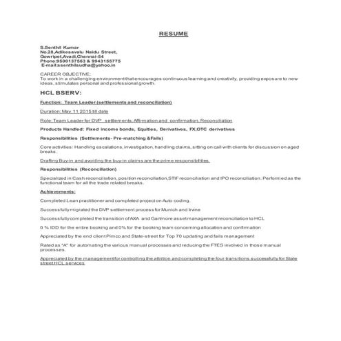 Latest resume ETA Aug 2016 | DOCX | Business Administration | Business