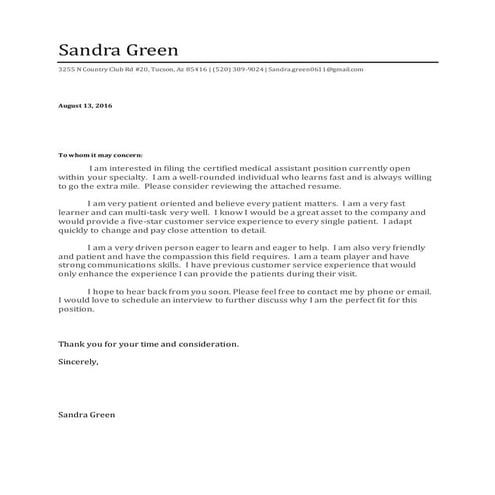 Sandra Green | DOCX