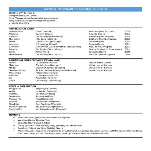 Resume March 2015 | PDF