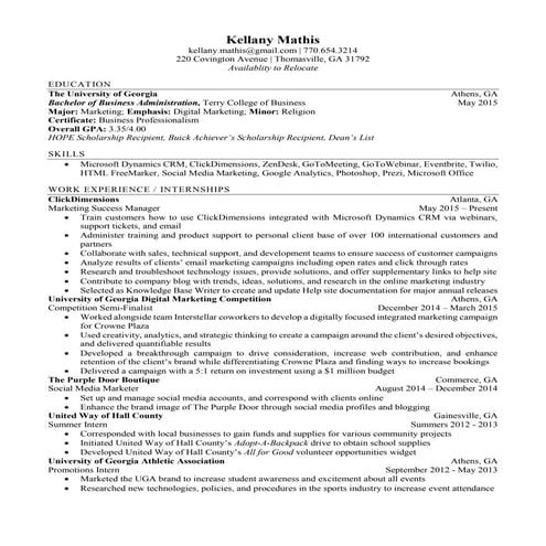 Brian Lane's Resume | PDF