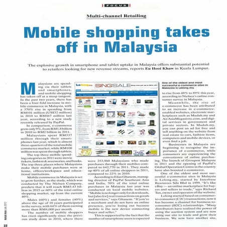 31 aug retail asia mobile shoppings takes malaysia | PDF