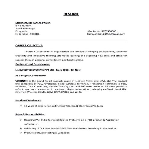 CURRICULAM VITAE ( RATNESH SRIVASTAVA, CAD CAM ENGINEER, GEL GUJARAT) | DOC