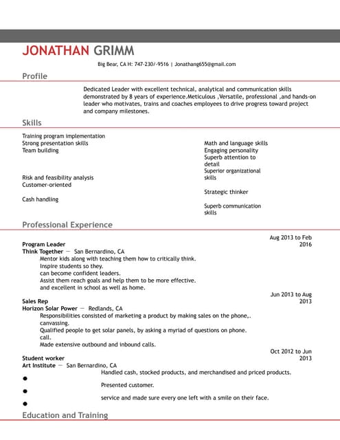 KReynolds Resume | DOC