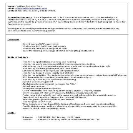 cv | DOC | Operating Systems | Computer Software and Applications