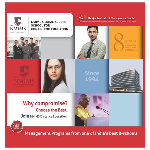 NMIMS - Leaflet | PDF
